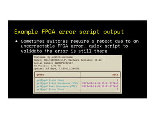 Simplified Troubleshooting Through Api Scripting Ppt