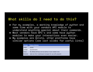 Simplified Troubleshooting through API Scripting | PPT