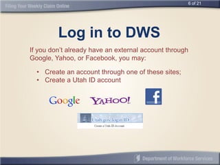 Unemployment Benefits: How to File Weekly Claims Online | PPT