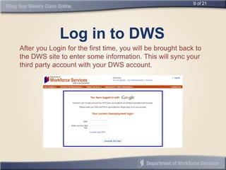 Unemployment Benefits: How to File Weekly Claims Online | PPT