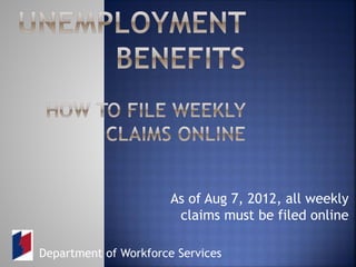Unemployment Insurance Weekly Claims | PDF | Government Support and ...