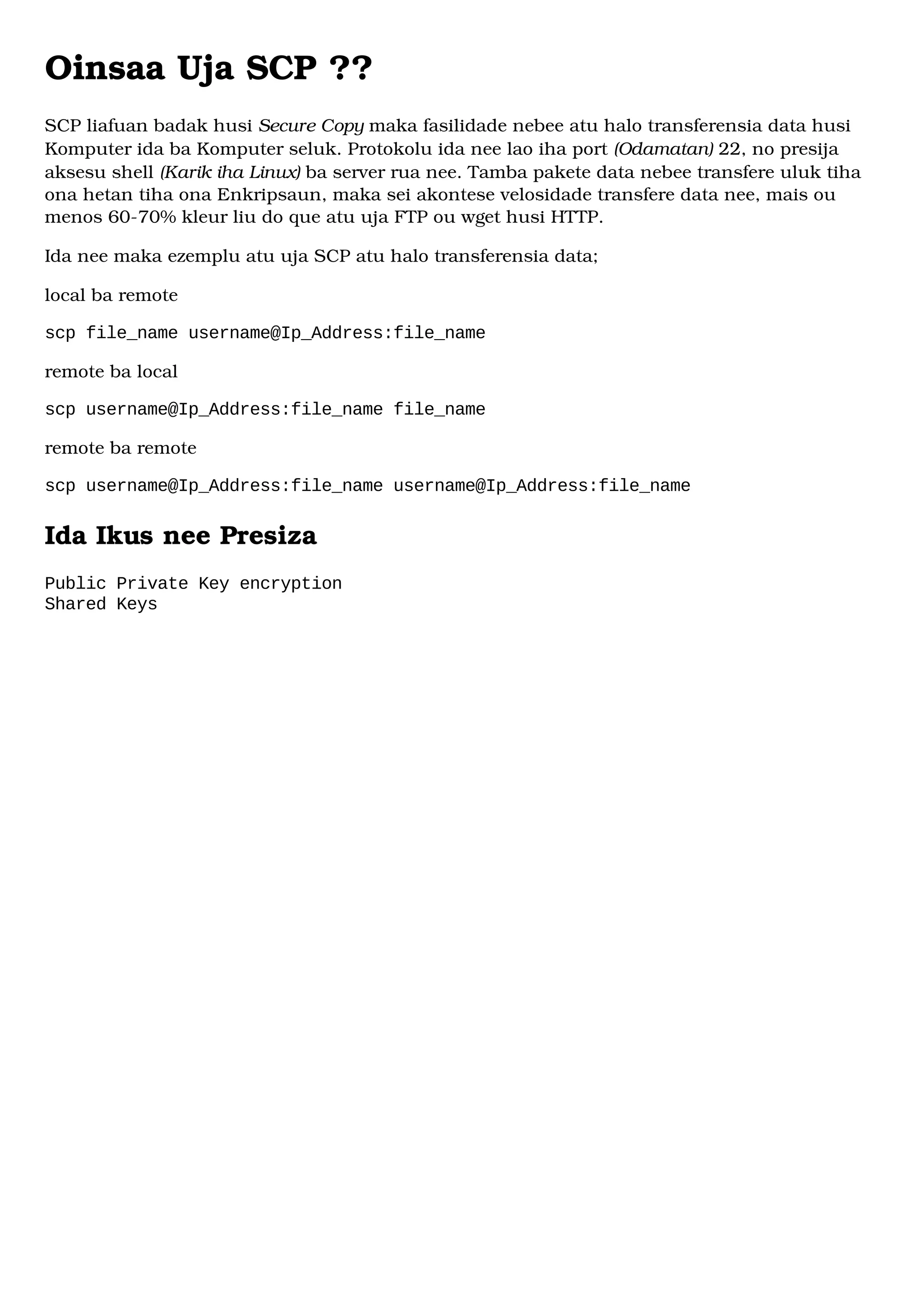 Uja scp | PDF
