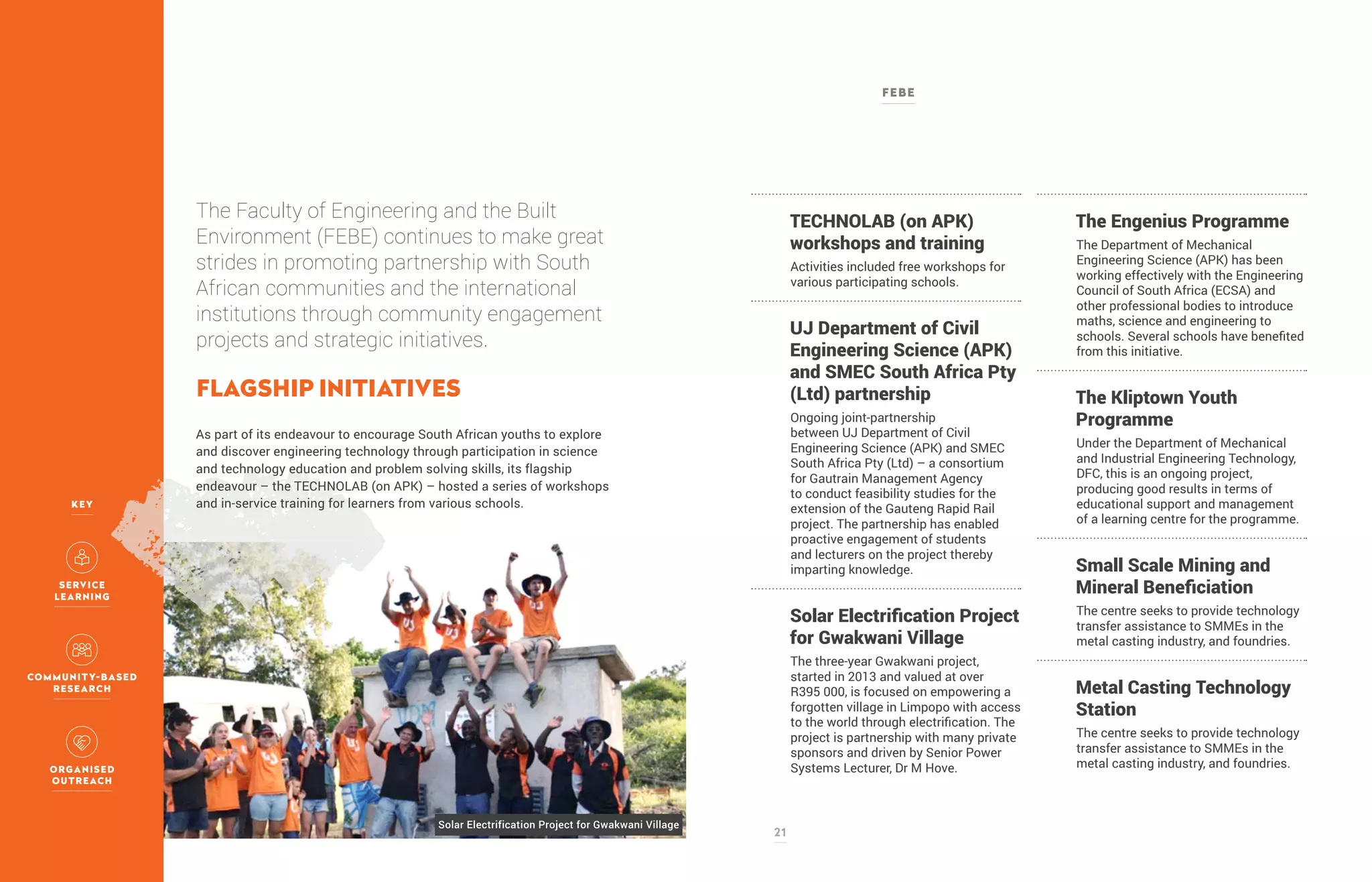 UJ Community Engagement Report 2015 | PDF