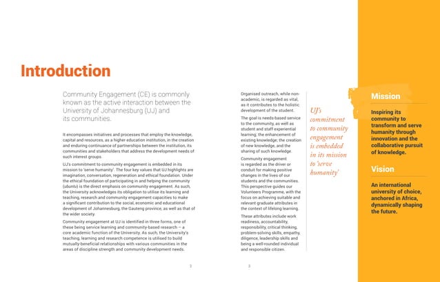 UJ Community Engagement Report 2015 | PDF