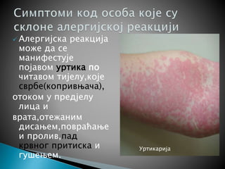 Ujed zmije i ubodi insekata | PPTX