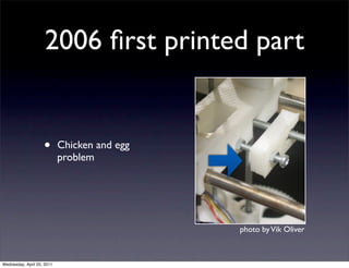 RepRap Presentation UJEP | PDF