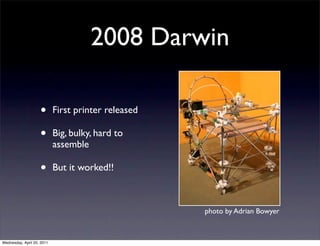 RepRap Presentation UJEP | PDF
