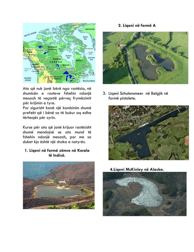 UJERAT Lumenjtë/Liqenet | PDF