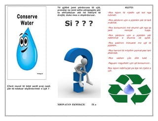 RENDESIA E UJIT NE JETEN TONE | DOCX