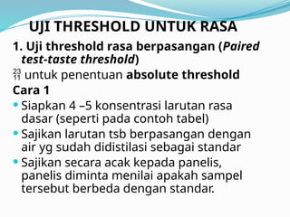 Evaluasi Sensori (Uji Ambang Batas) .ppt