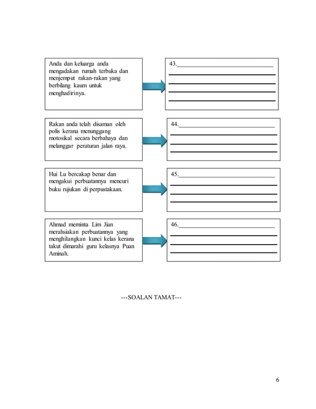 Ujian mac-pendidikan-moral-tingkatan-1 | DOCX