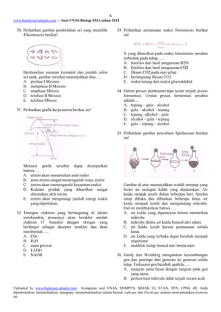 Ujian nasional-bio-2011 | PDF