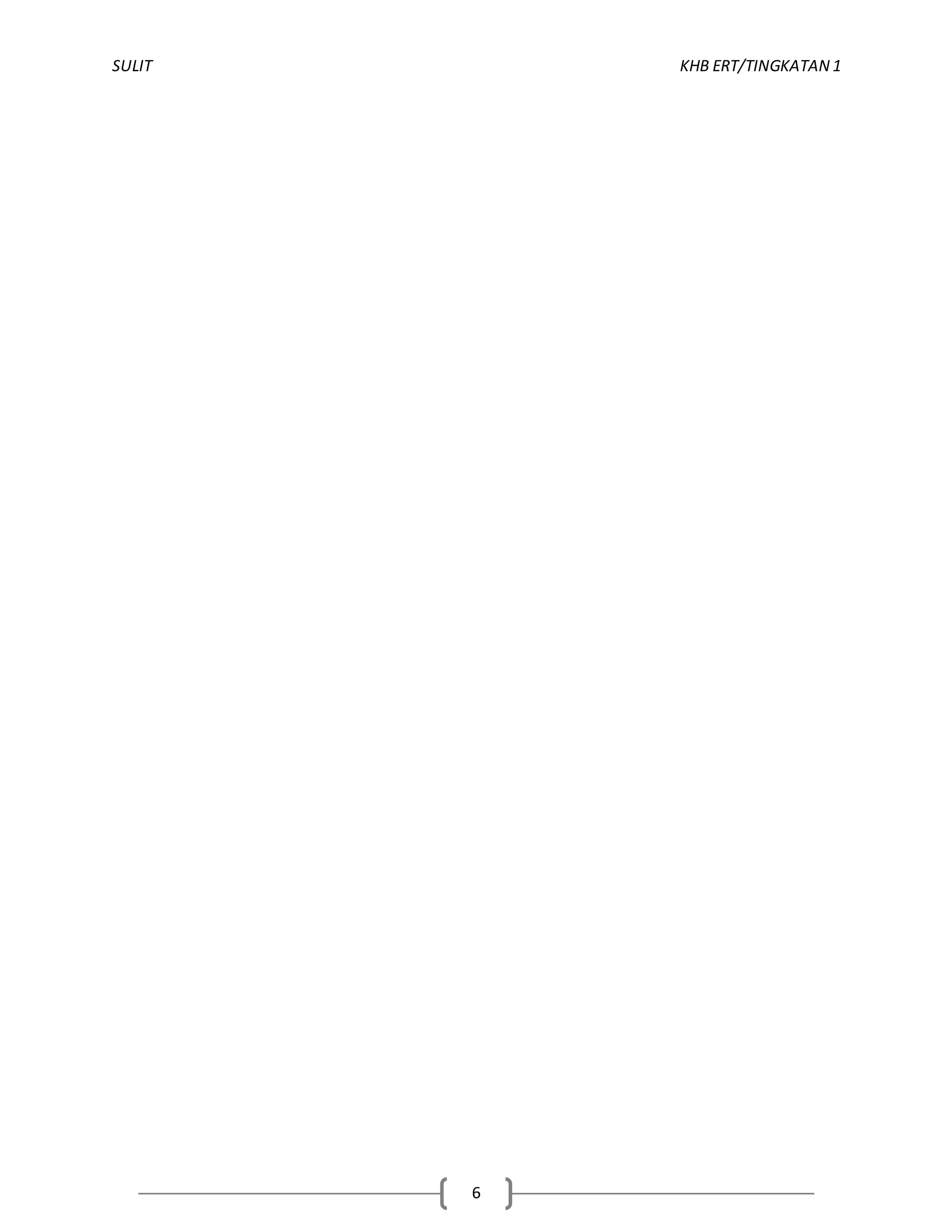 Ujian Bulanan KHB ERT Tingkatan 1 | DOCX