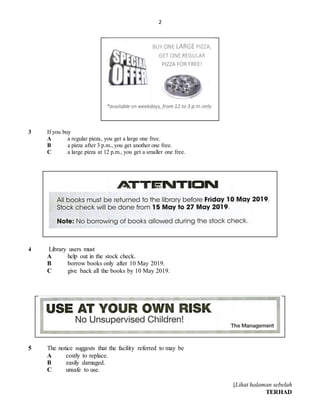 CEFR FORM 2 NTB1-TB16 EXAM | DOCX