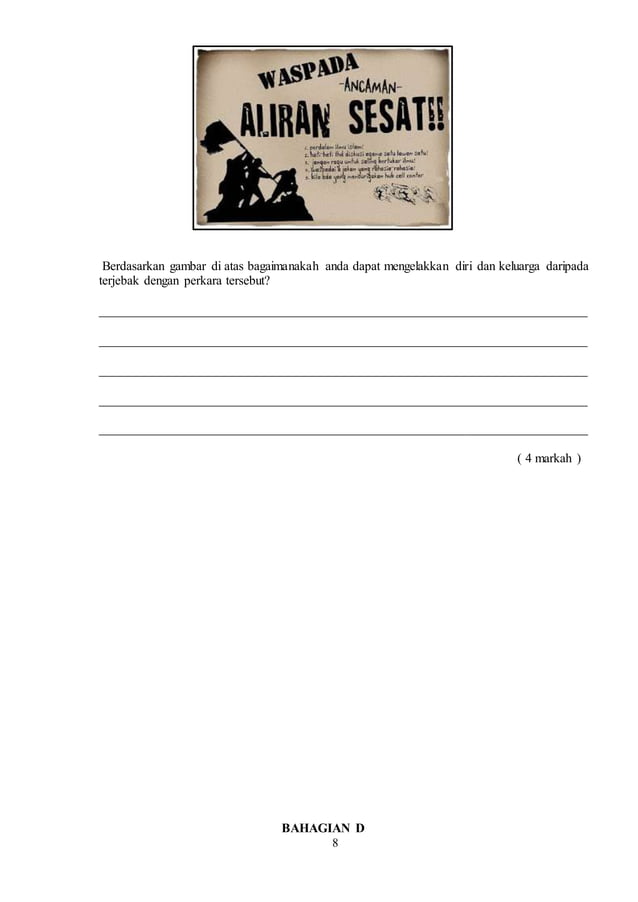 Ujian 2 pendidikan islam ting 1 | PDF