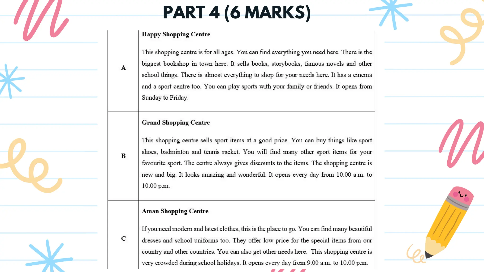 UASA ENGLISH YEAR 4 TECHNIQUE FOR YEAR 4 | PDF