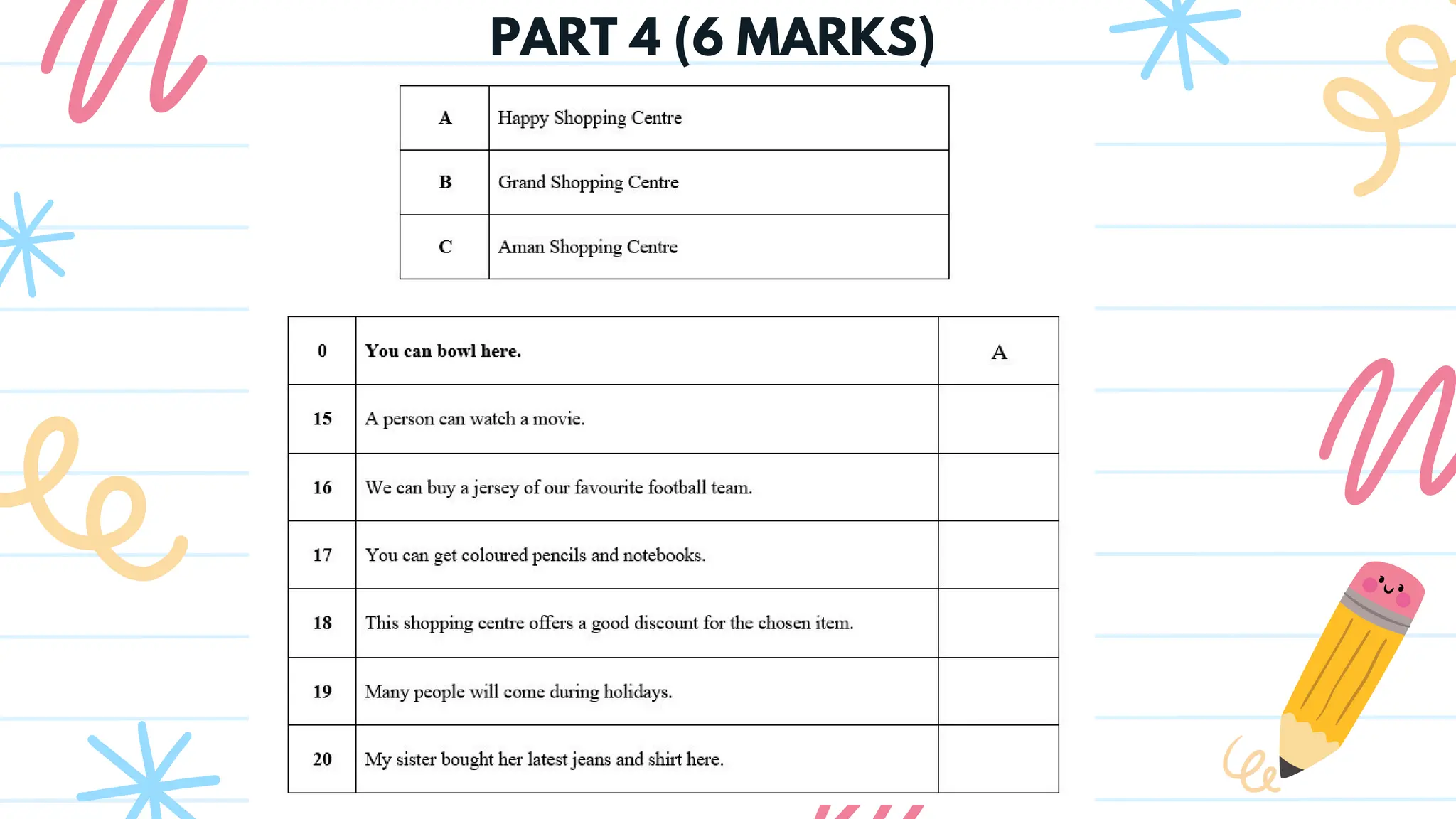UASA ENGLISH YEAR 4 TECHNIQUE FOR YEAR 4 | PDF
