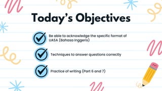 UASA ENGLISH YEAR 4 TECHNIQUE FOR YEAR 4 | PDF