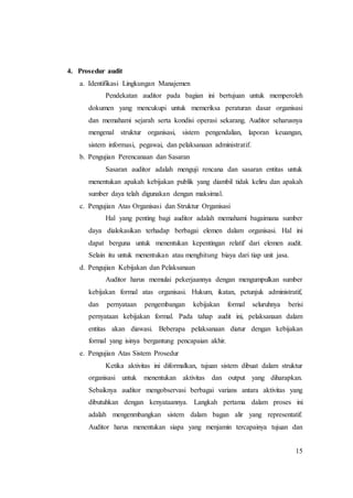 Pelaporan Audit Keuangan dan Audit Kinerja | DOCX