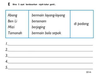 Ujian Selaras Bahasa Melayu Tahun 3 | PPT