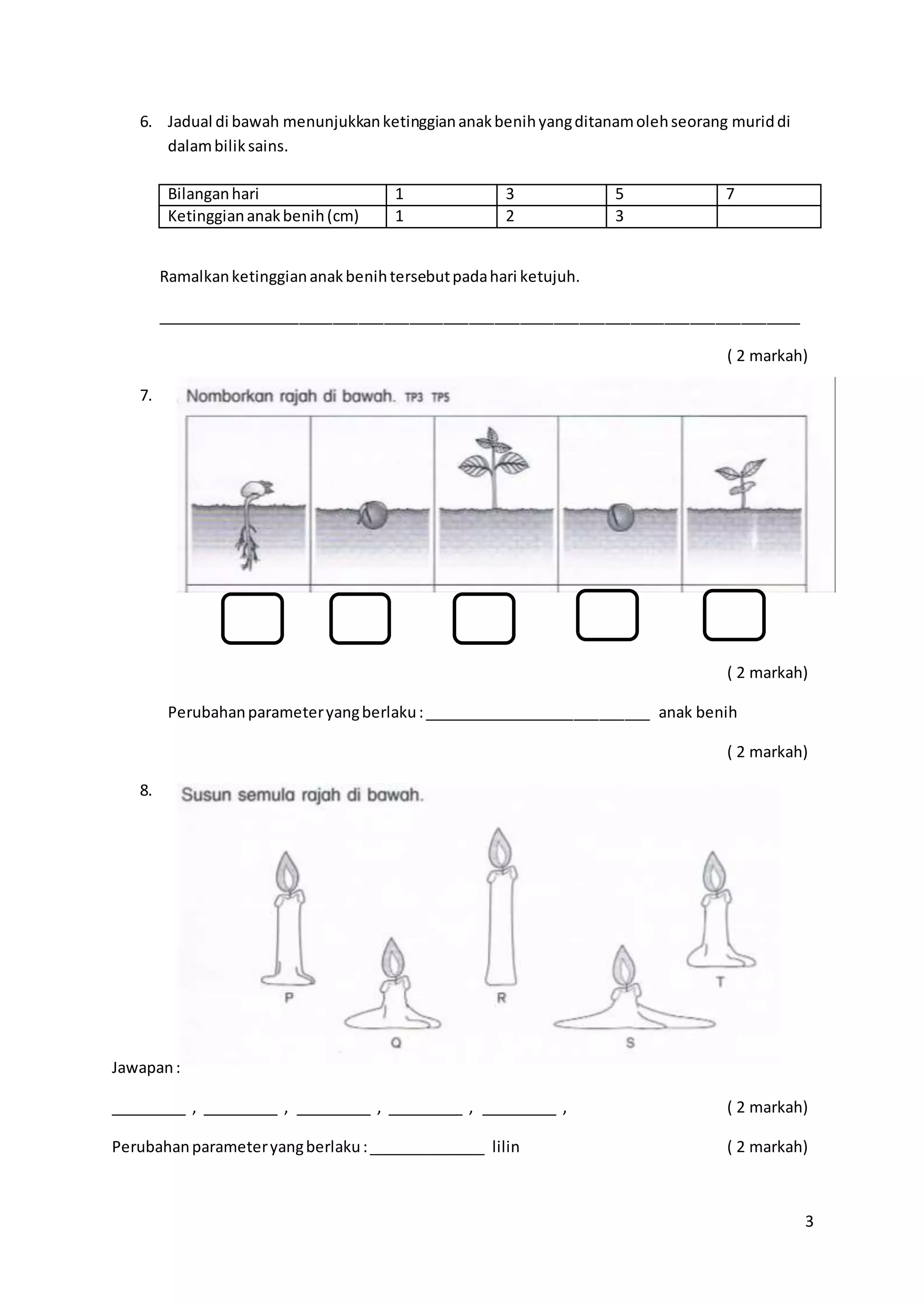 Ujian bulan mac thn 4 | PDF