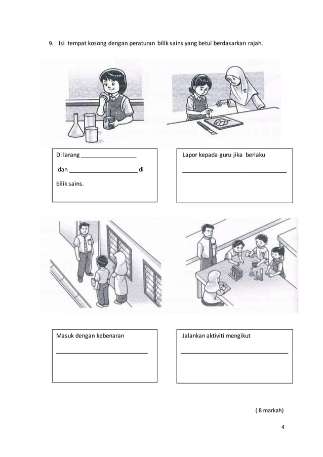 Ujian bulan mac thn 4 | PDF