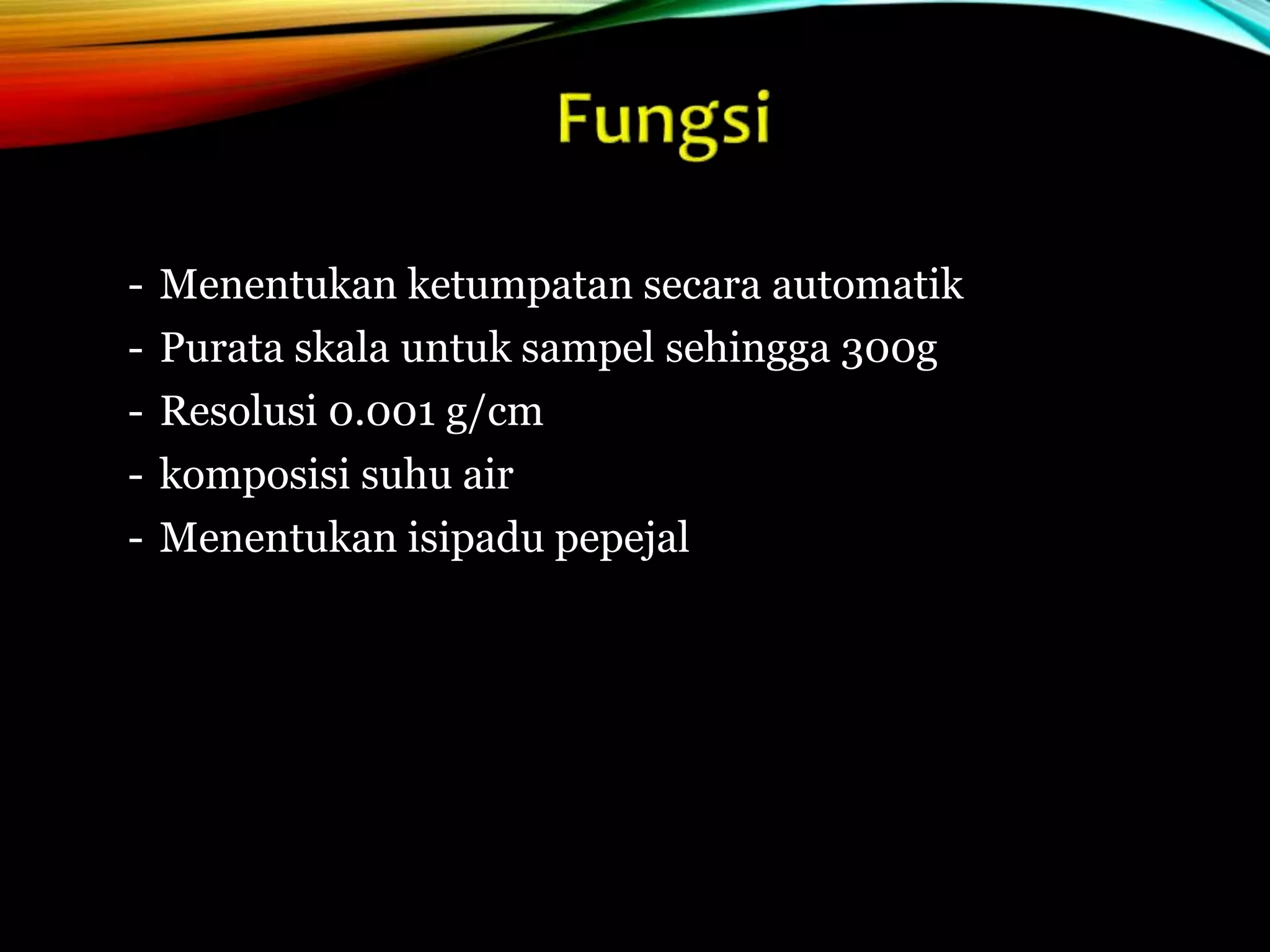 Ujian ketumpatan | PPT