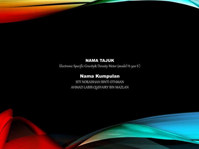 Ujian ketumpatan | PPT