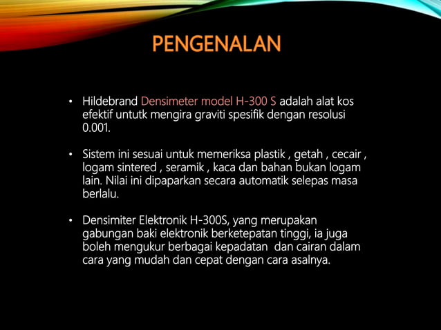 Ujian ketumpatan | PPT