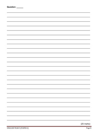 Ujian mac bi tahun 5 | DOCX