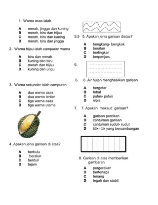 Ujian PSV Tingkatan 1 | DOC