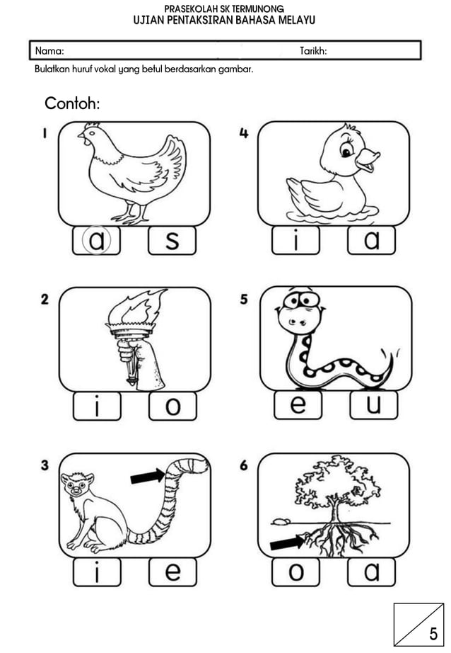 Ujian Pentaksiran Bertulis BM | PDF