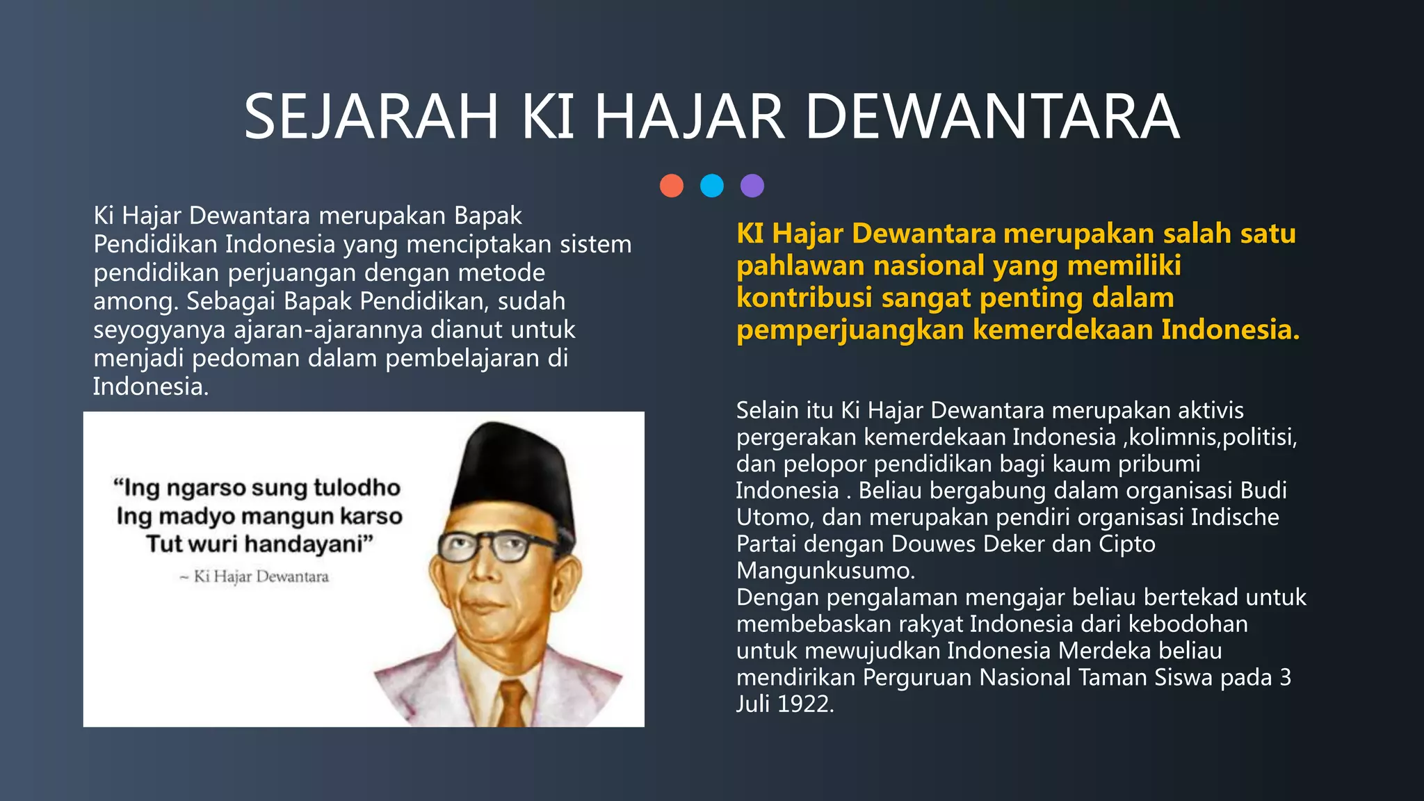 Ajaran Ki Hajar Dewantara Di Bidang Ekonomi | PPTX