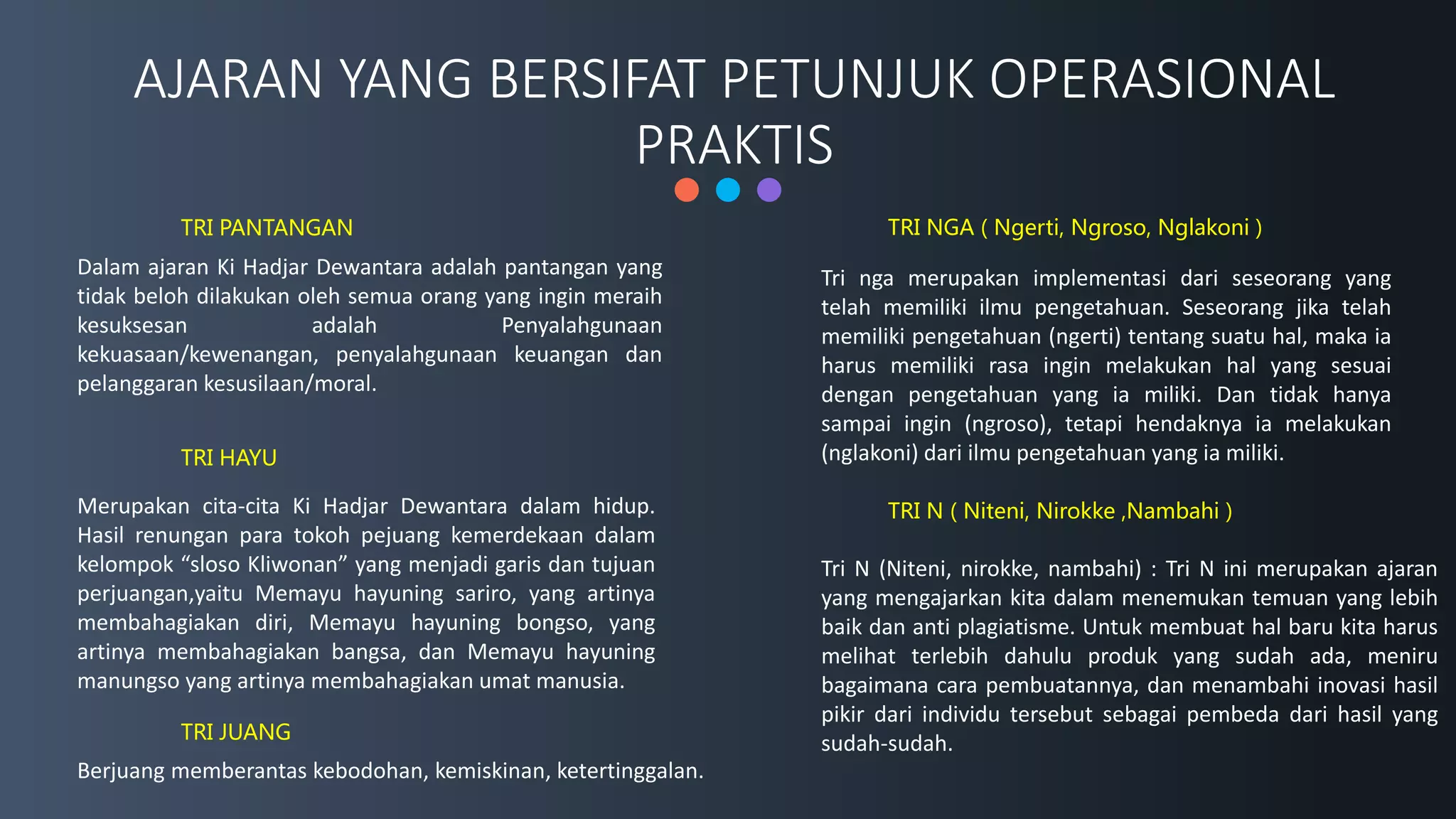 Ajaran Ki Hajar Dewantara Di Bidang Ekonomi | PPTX
