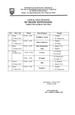 Ujian praktek 1 | PDF