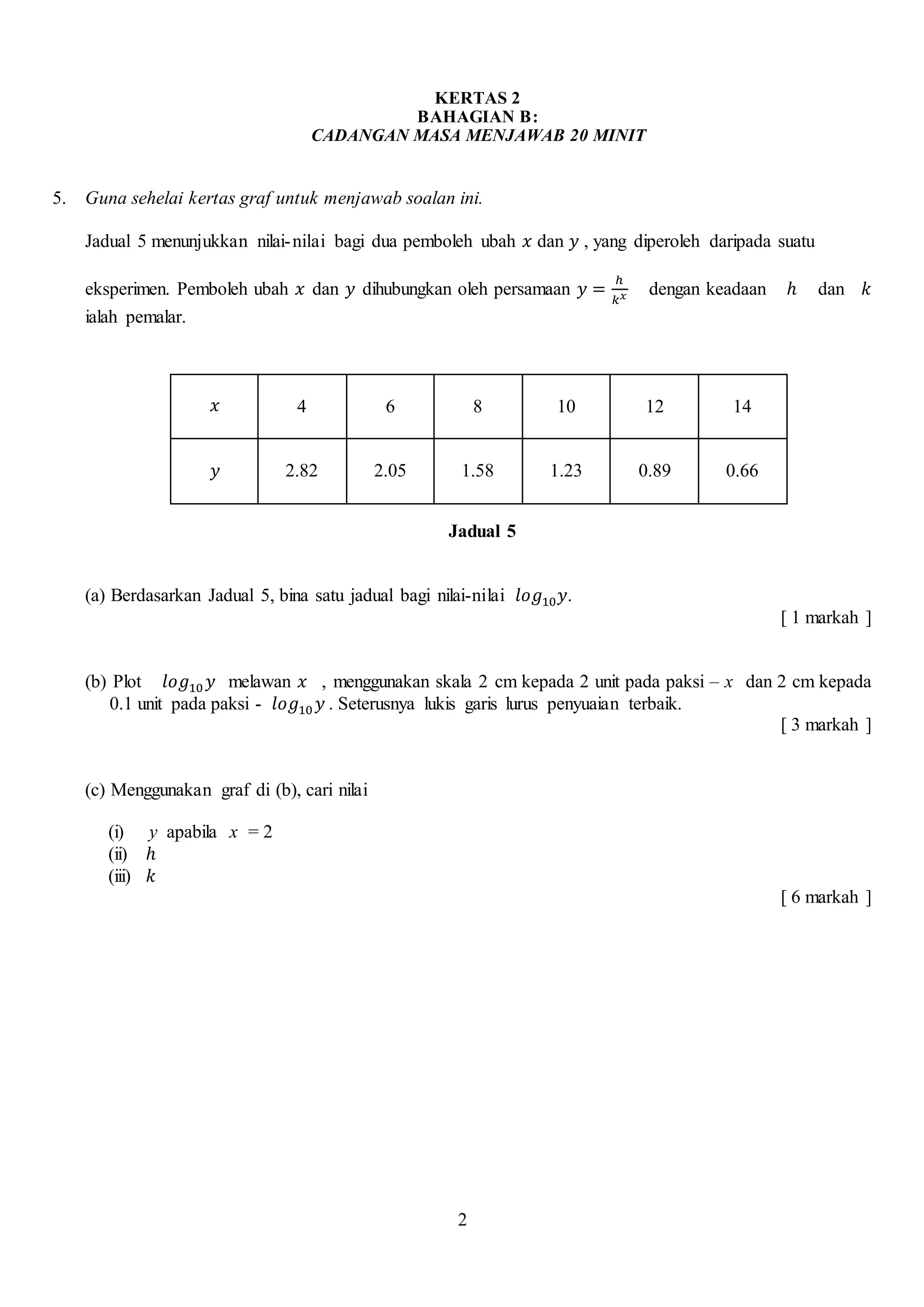 Ujian prestasi 1 | DOCX