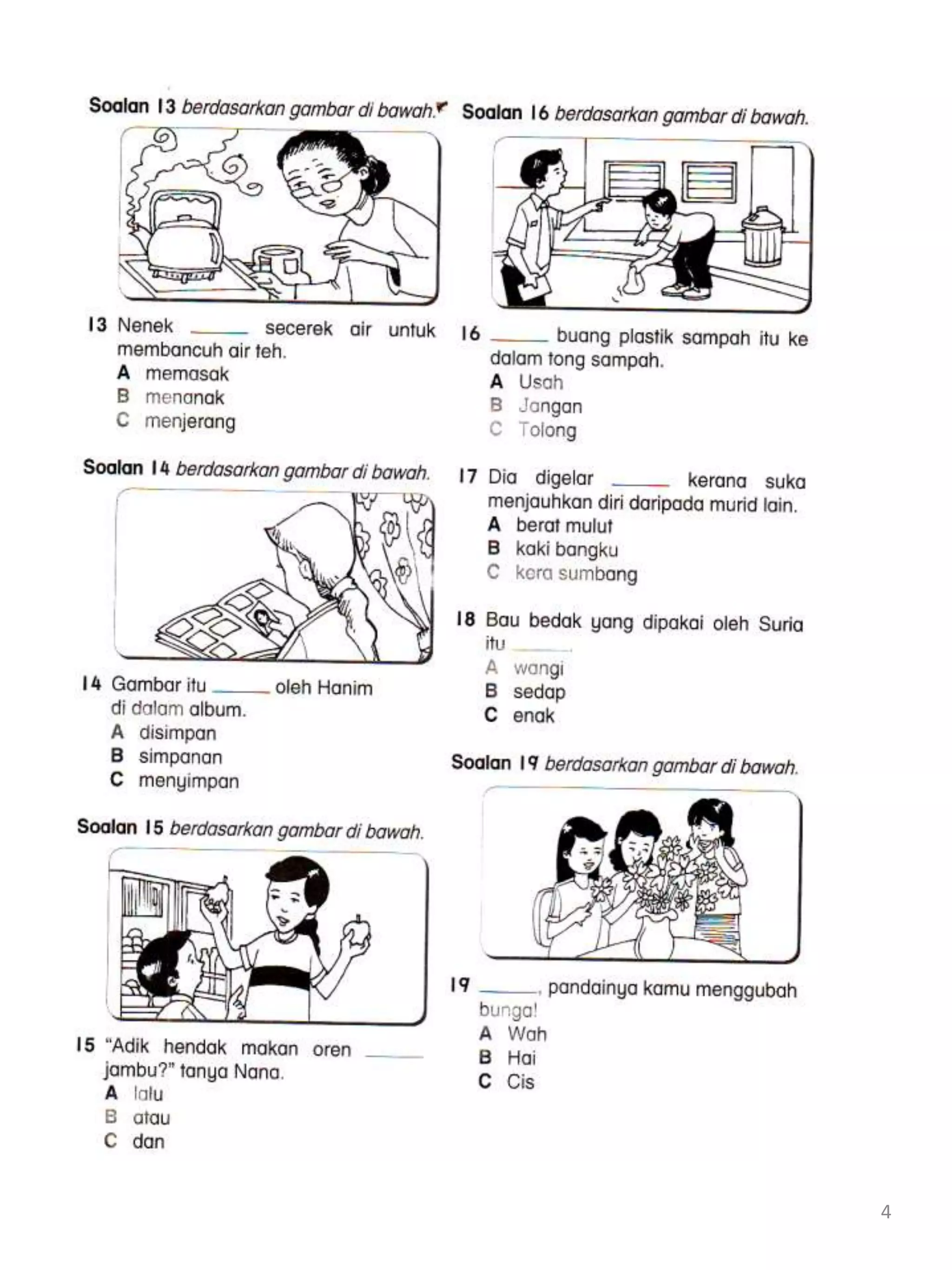 Ujianselaras3- Bahasa Melayu Tahun 2 | PPTX