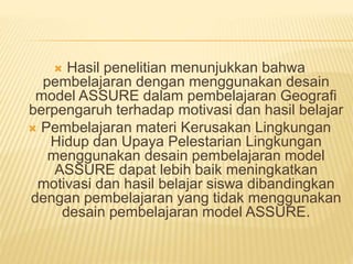 Model ASSURE | PPTX