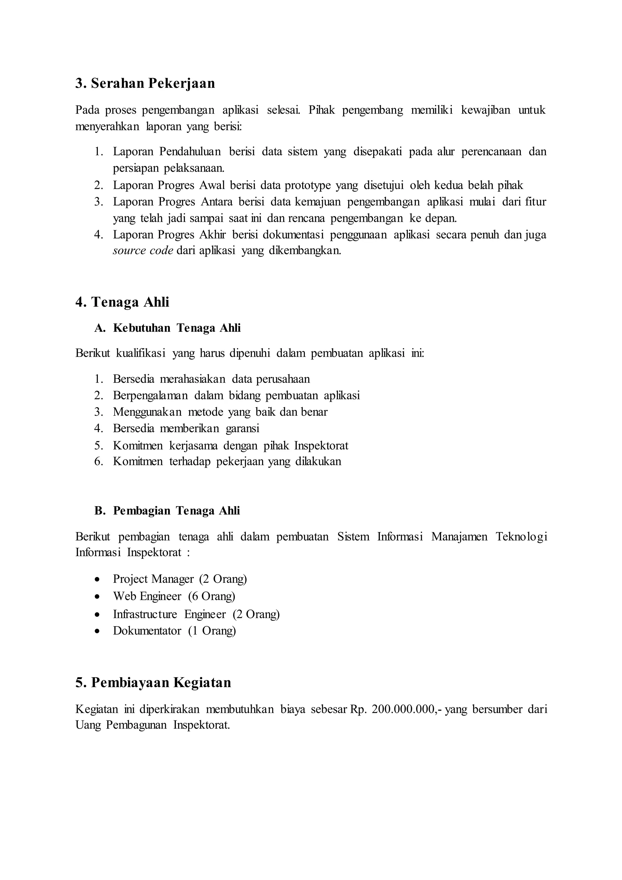 Ujian tengah semester : Kerangka Acuan Kerja | DOCX