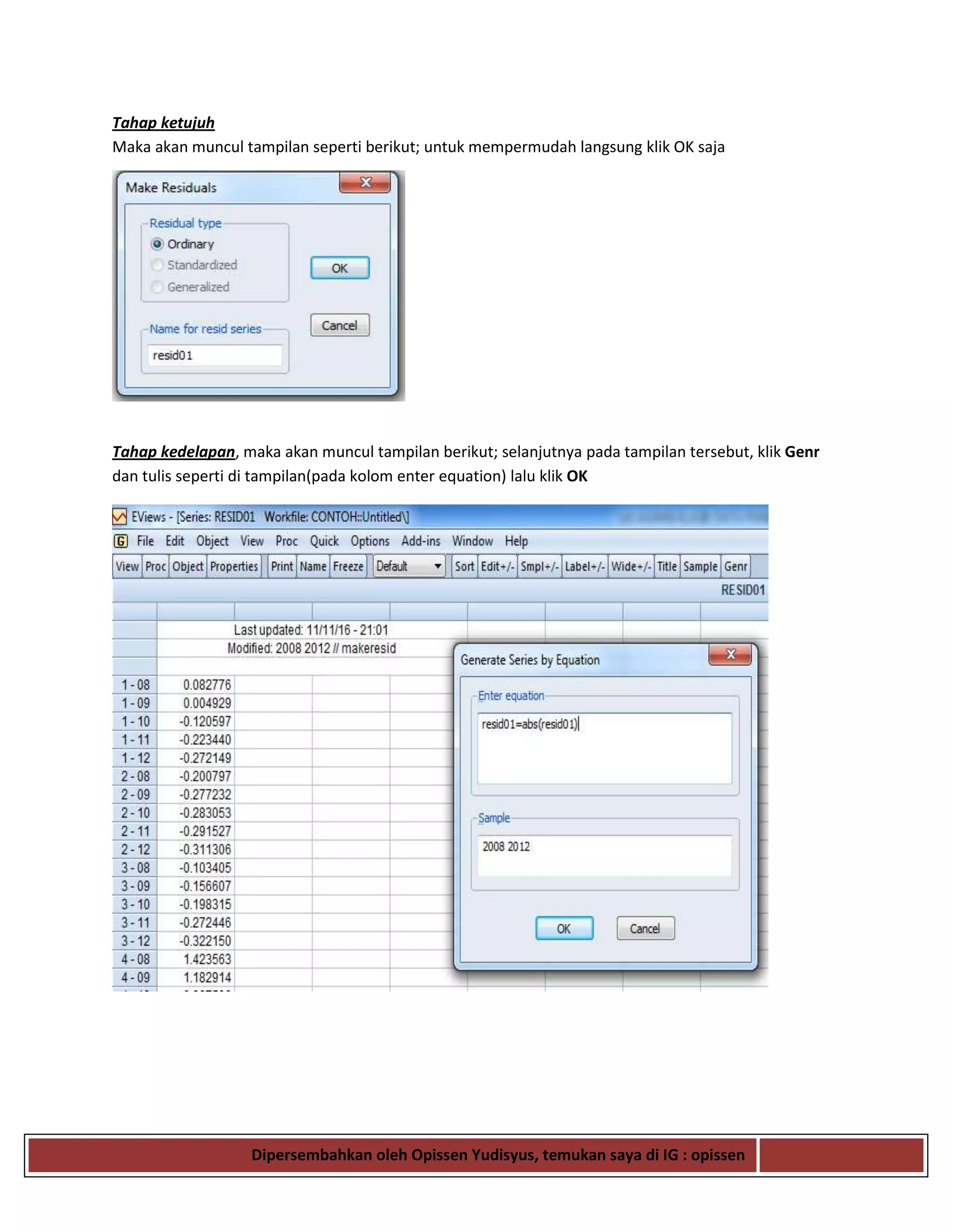 Uji asumsi klasik dengan data panel | PDF