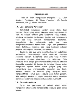 Uji barfoed | DOCX