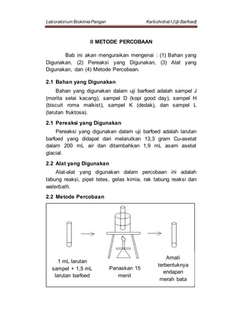 Uji barfoed | DOCX