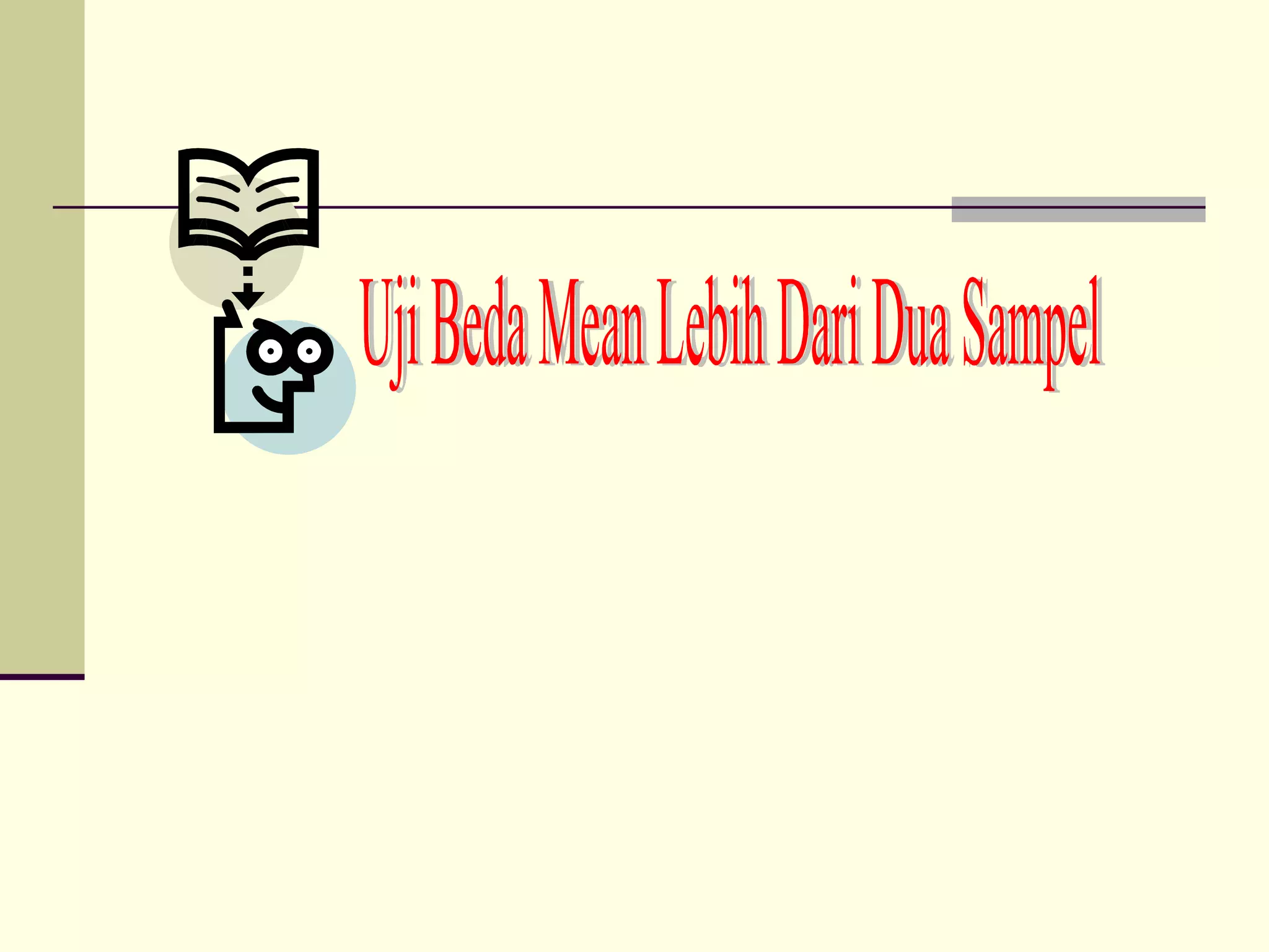 Uji beda mean | PPT