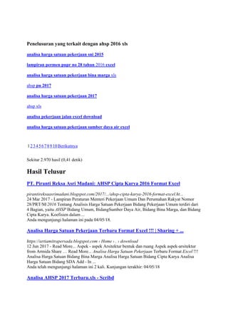 Uji coba mesin pencari | PDF