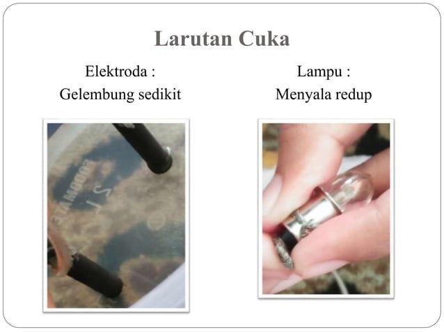 Uji Daya Hantar Larutan | PPT