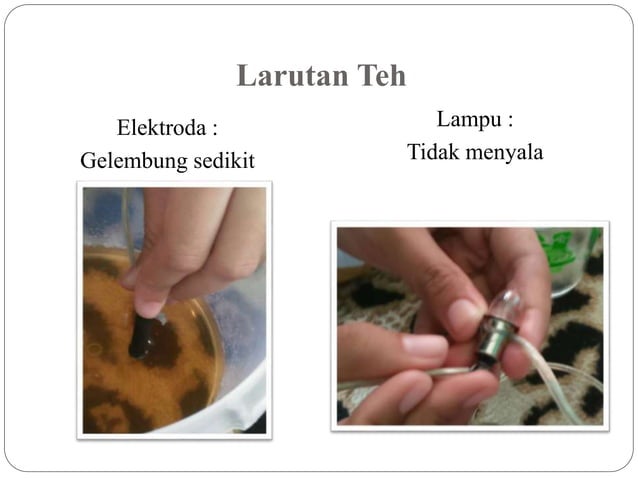 Uji Daya Hantar Larutan | PPT