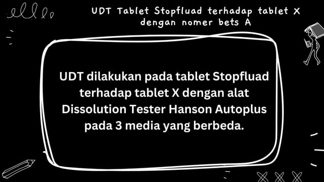 Uji Disolusi Terbanding Sediaan Tablet.. | PPTX