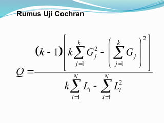 Uji Friedman & Uji Crochan mahasiswa pendidikan matematika .pptx