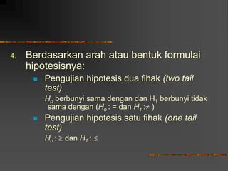 UJIan untuk hipotesiS mudah dan gampang dipelajaiu.ppt