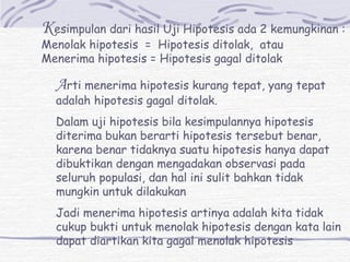Uji Hipotesis, tugas kuliah farmasim.ppt